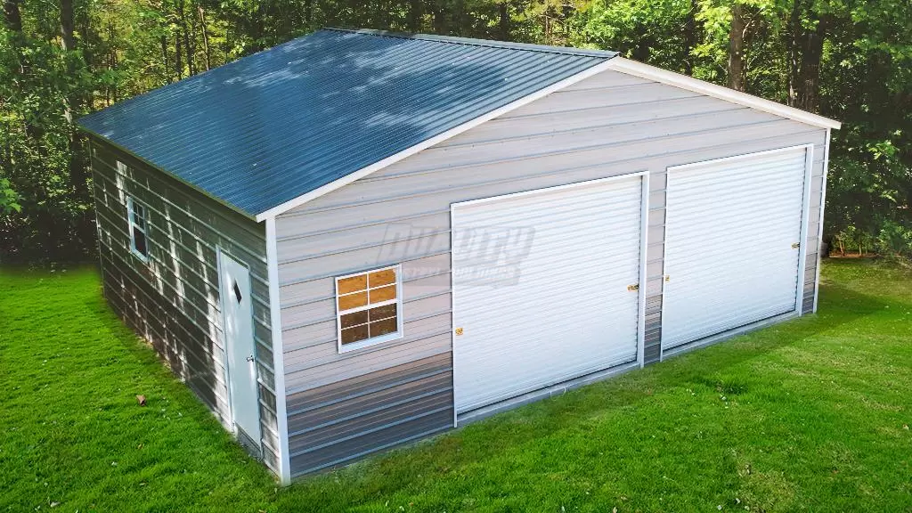 Natale 30'x31' Two Car Garage - Quality Steel Buildings